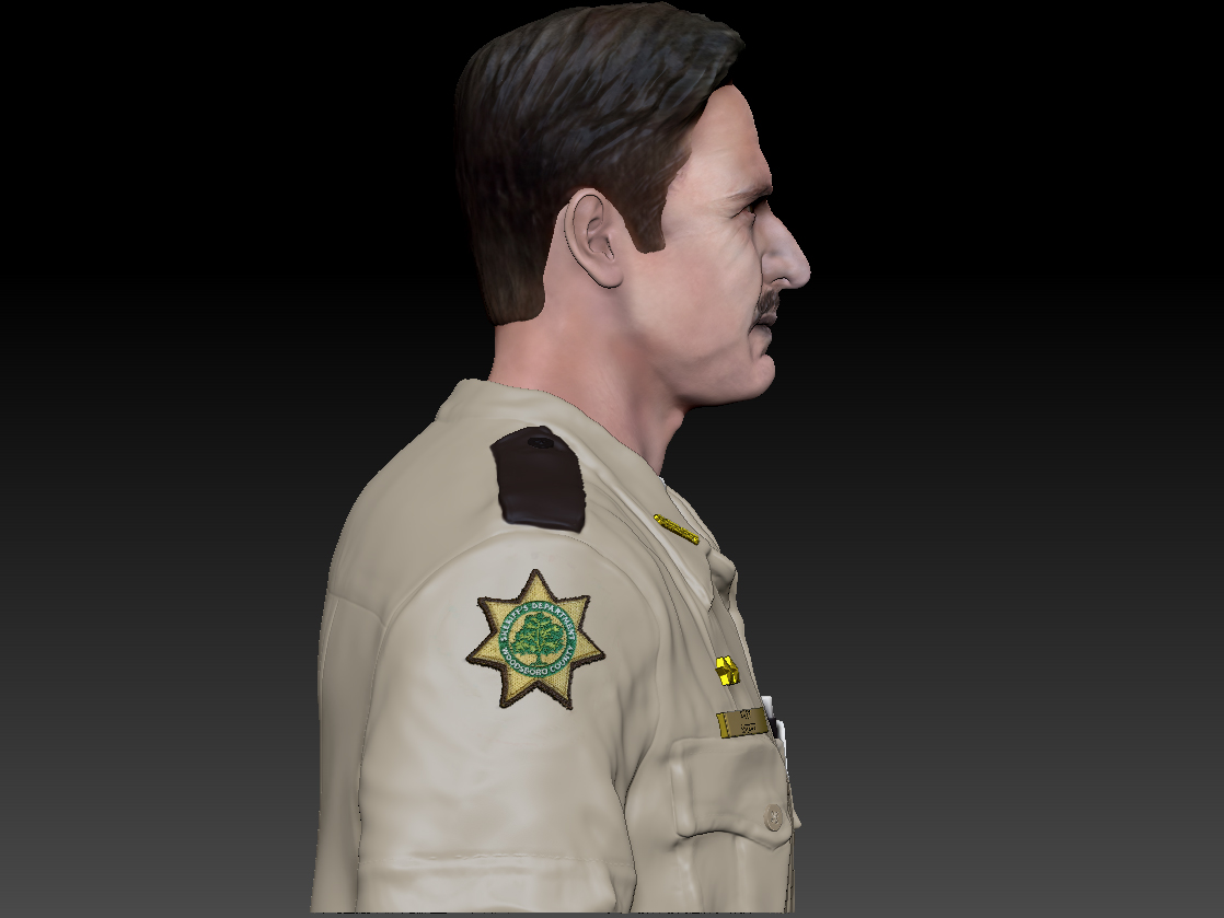 Archivo 3D Scream 4 busto de Dewey Riley David Arquette ️・Diseño de ...