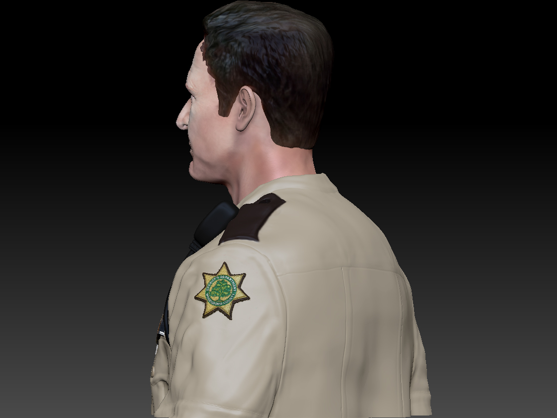 Archivo 3D Scream 4 busto de Dewey Riley David Arquette ️・Diseño de ...