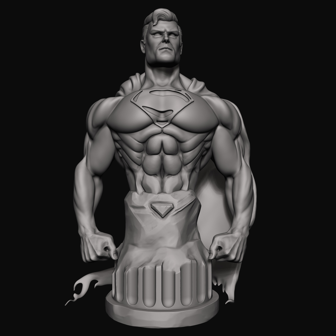 STL file superman・Model to download and 3D print・Cults