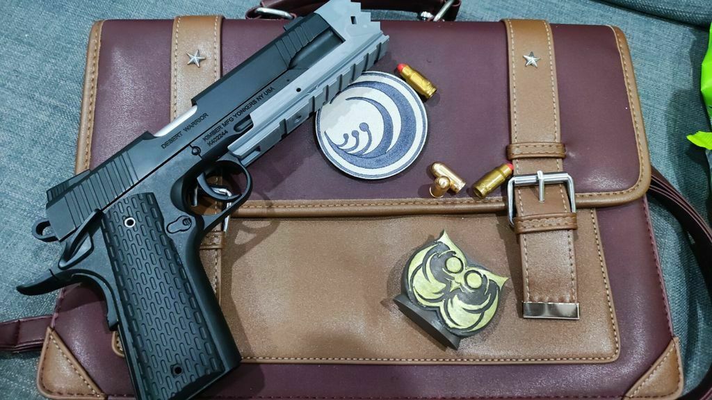 Free 3D file "Lycoris Recoil" Chisato 1911 strike face 🧸・3D printer ...