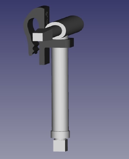 Free STL file Minimalist Tee key belt clip 🔑・3D printer design to ...