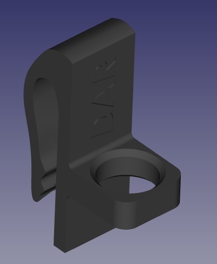 Free STL file Minimalist Tee key belt clip 🔑・3D printer design to ...