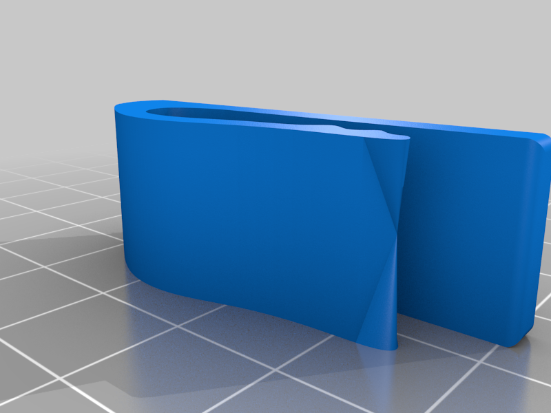 Free STL file Minimalist Tee key belt clip 🔑・3D printer design to ...