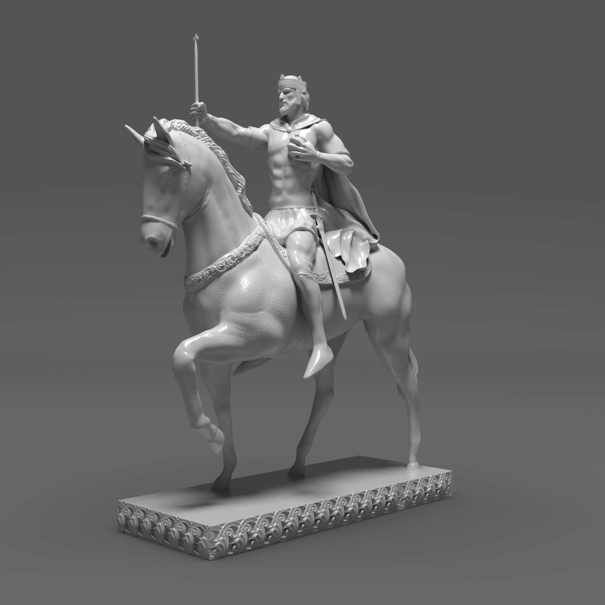 Fichier STL kral tomislav 🐉・Design imprimable en 3D à télécharger・Cults