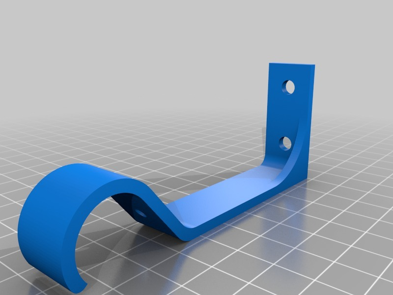 Free 3D file Simple curtain bracket・Object to download and to 3D print ...