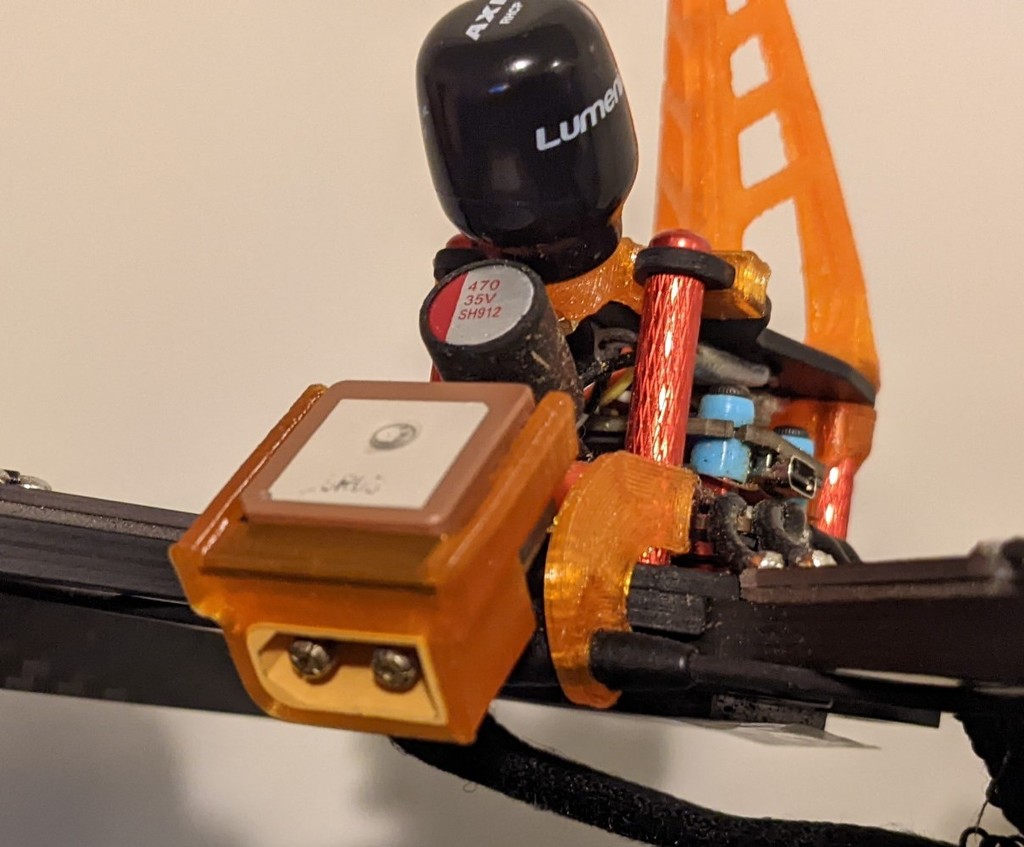 Free 3D file TBS GPS to XT60 Mount・3D print object to download・Cults