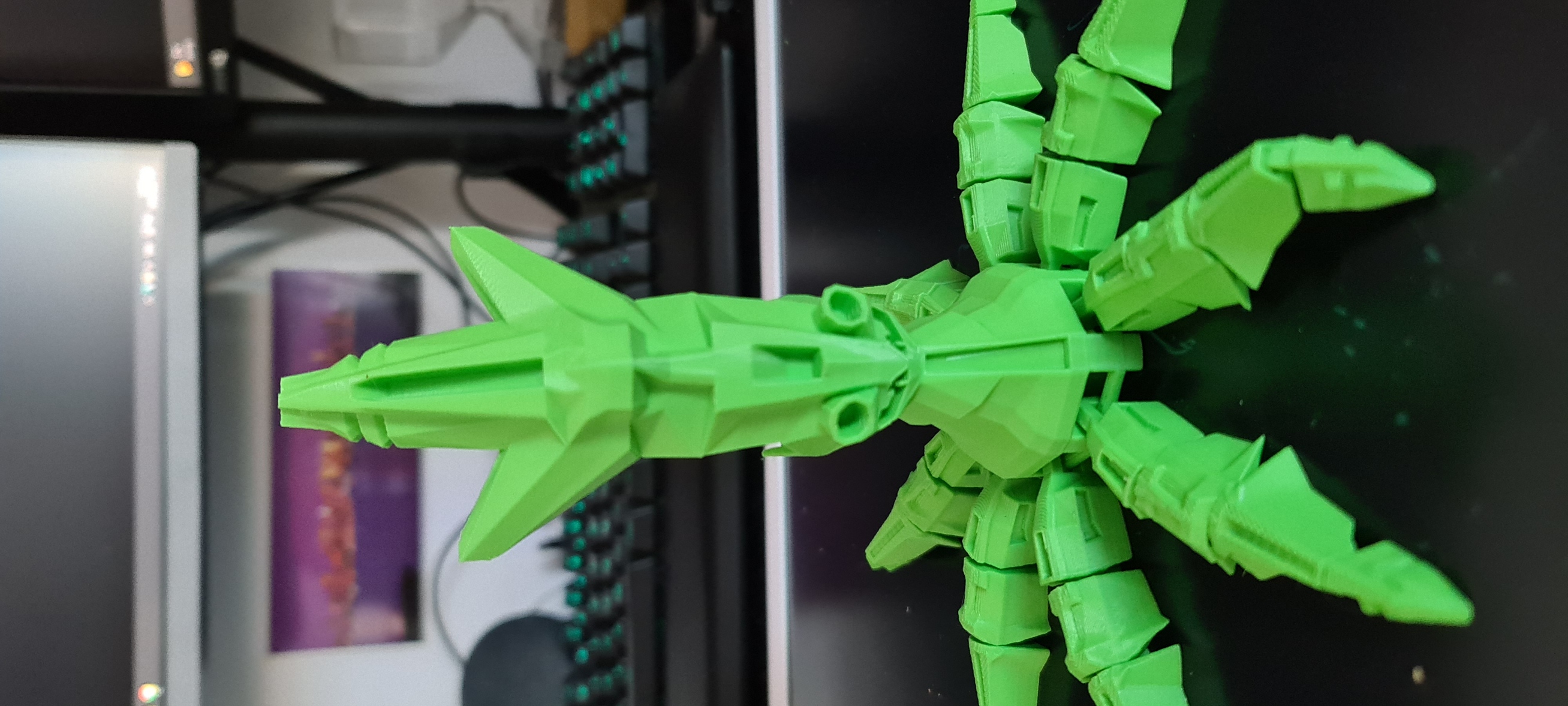 Fichier STL Mecha Squid articulé, Flexi, impression sur place・Modèle pour impression 3D à ...