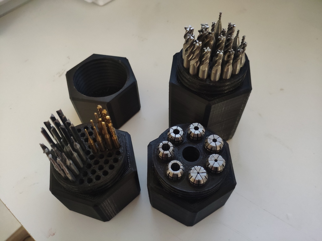 Free 3D file Endmill Storage 🧞‍♂️・Template to download and 3D print・Cults