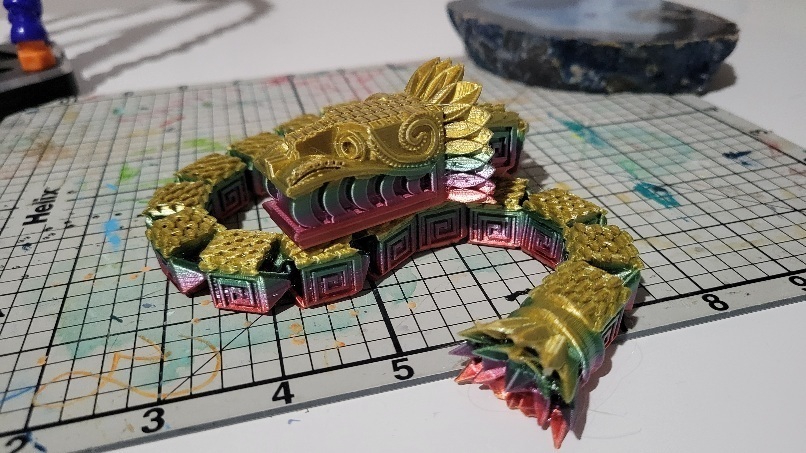 Free STL file Articulated Quetzalcoatl 🎲・3D printer model to download・Cults