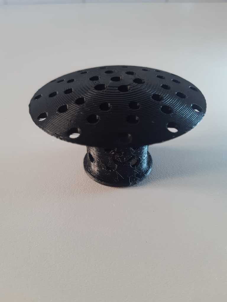 Free STL file Bath tub cover hair stopper - Tappo ferma capelli scarico ...