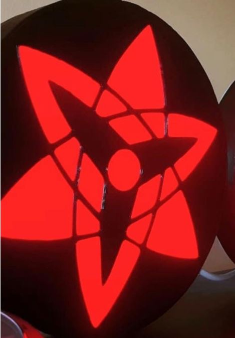 Free 3D file sasuke eternal eye lamp 👁️・3D printing template to ...