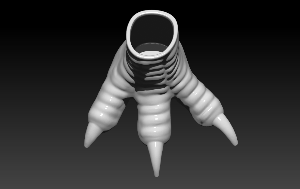 Free STL file Dino Foot Stationery Holder 🦖・3D printing design to ...