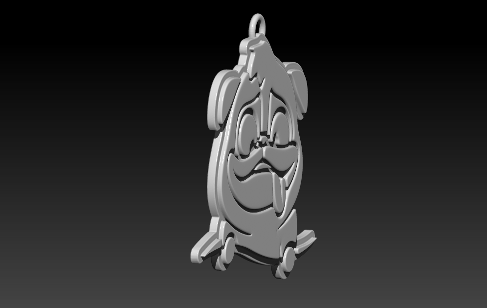Free STL file Bull Dog (Pug) Keychain・3D printable object to download・Cults
