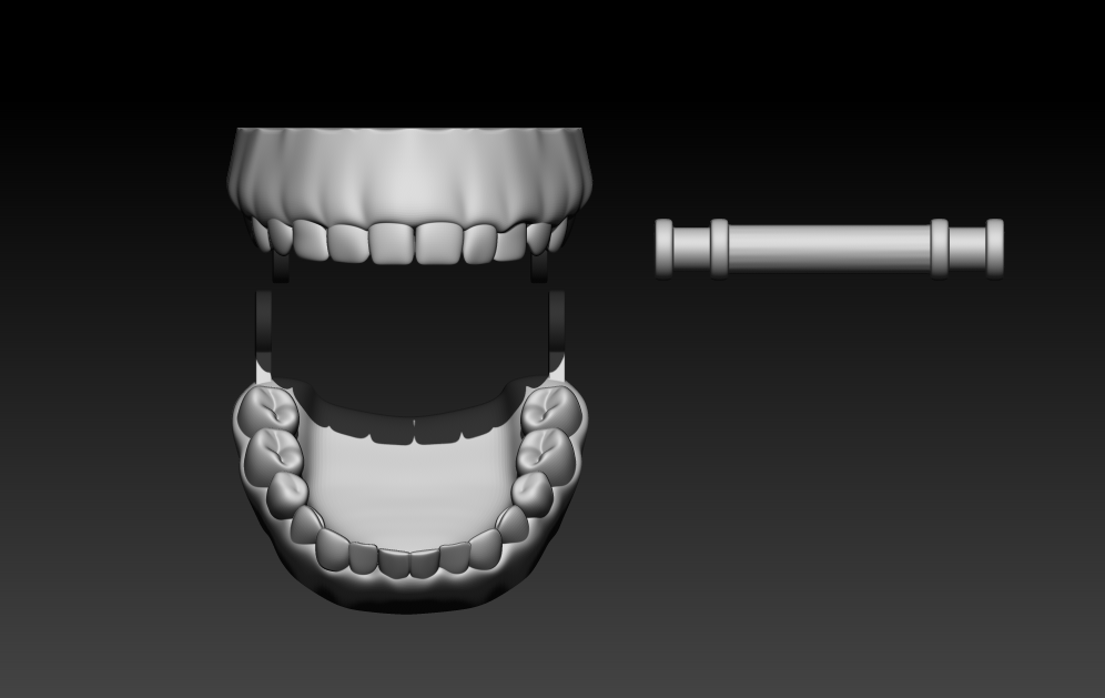 Free STL file Articulated Free Movement Teeth Keychain 🆓・3D printing ...