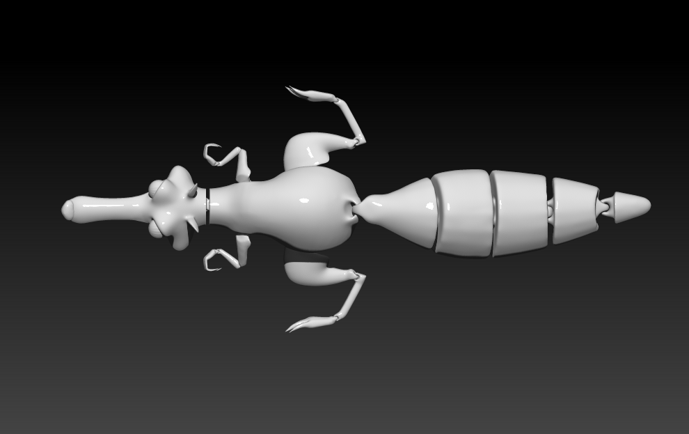 Free STL file Articulated Scrat Print In Place (Ice Age) 🧊・Model to ...