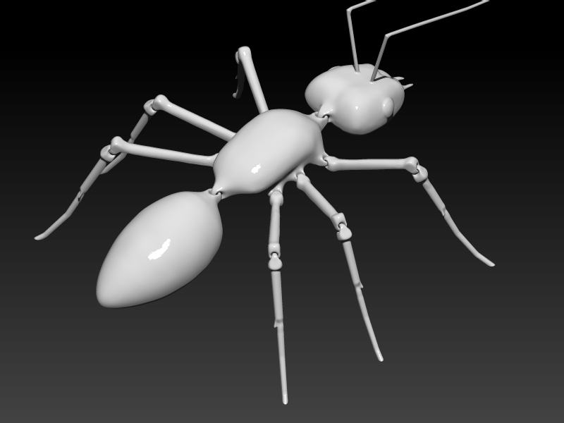 Free STL file Articulated Ant・Design to download and 3D print・Cults