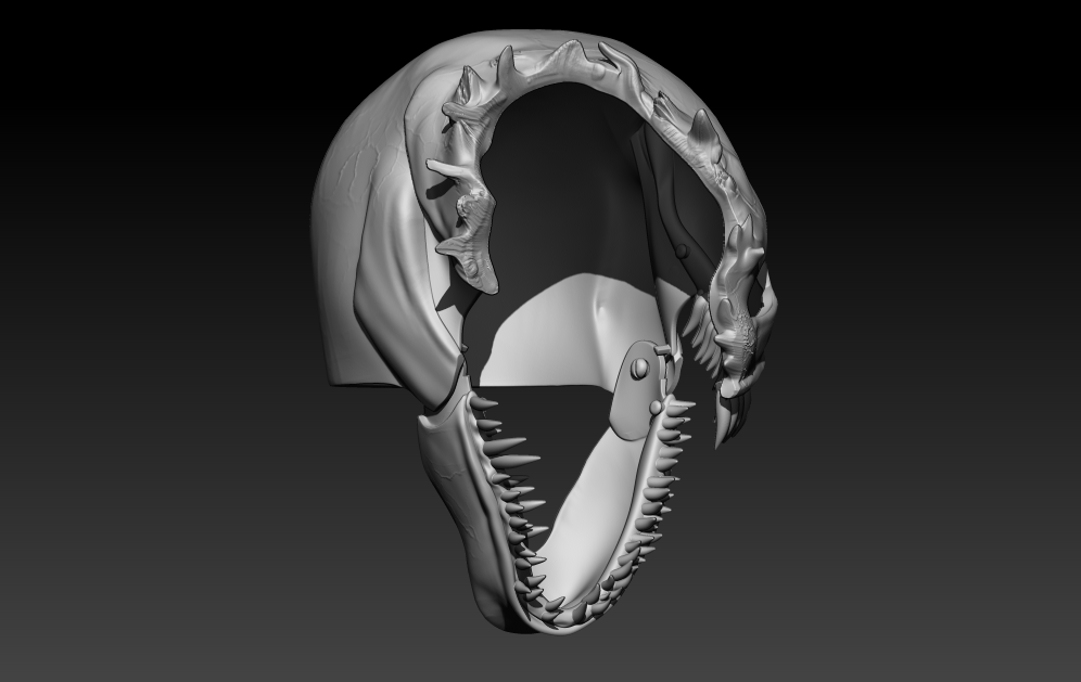 Free STL file Articulated Venom Mask 👹・Model to download and 3D print・Cults