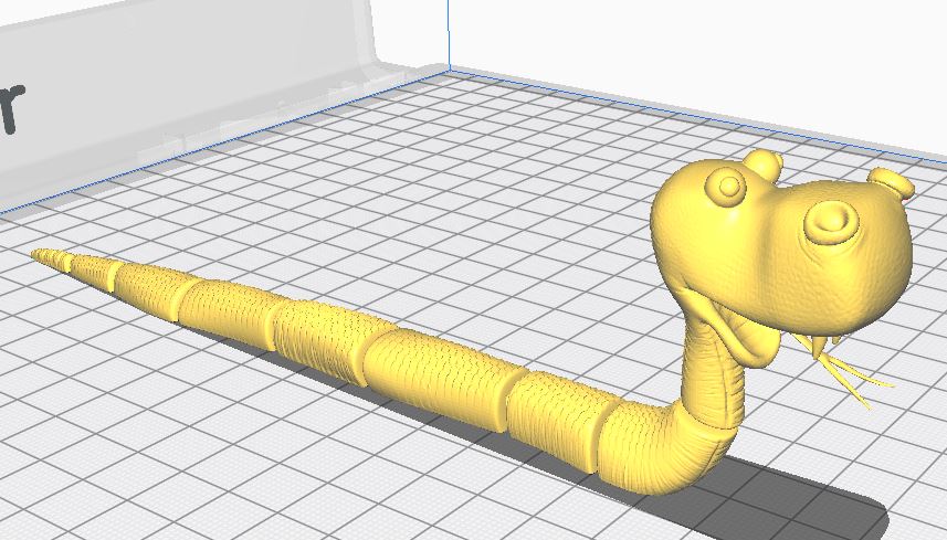Free STL file Articulated Snake Print In Place 🐍・3D printer design to ...