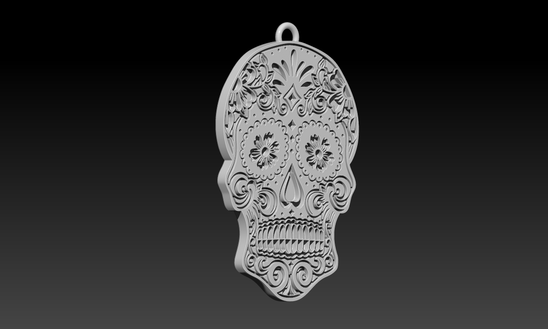 Free STL file Designer Skull Keychain Print In Place・3D printable model ...