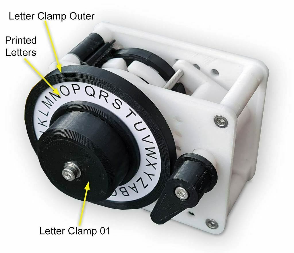 Free 3D file Combination Lock Large knob and lock case/mount 🔒・Model to ...