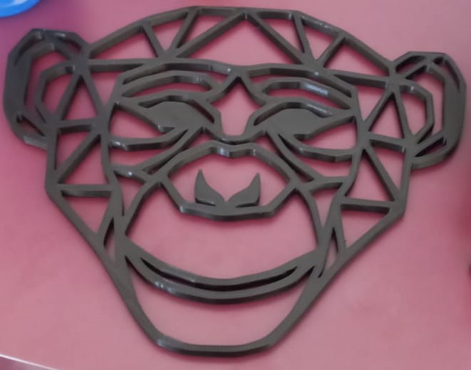 STL file Monkey Art・3D printable model to download・Cults