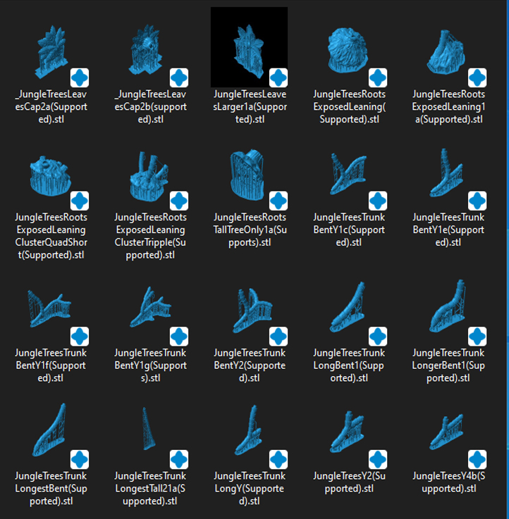 3D file Modular Jungle Tree Pack 1・3D printer design to download・Cults