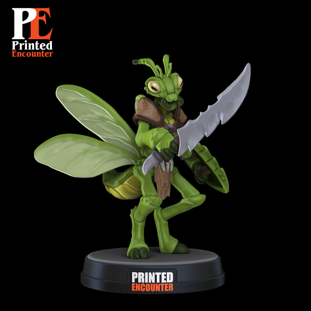 Free 3D file Mantid Warrior・3D printable design to download・Cults