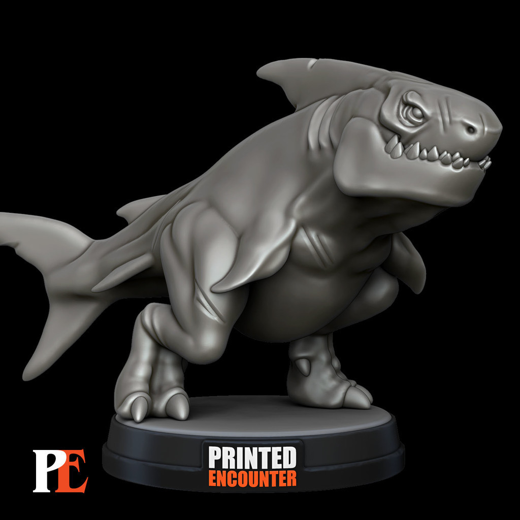 Free 3D file Land Shark Megalo Rex・3D printing template to download・Cults