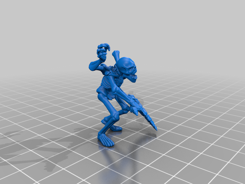 Free STL file Bone Horror / Skeletal Monstrosity・3D printer model to ...