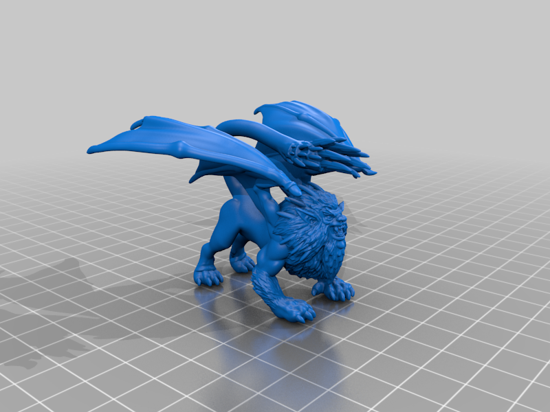 Free 3D file Manticore 🎲・3D printable object to download・Cults