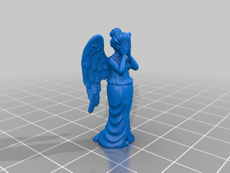 Free 3D file Weeping Angel・3D printing design to download・Cults