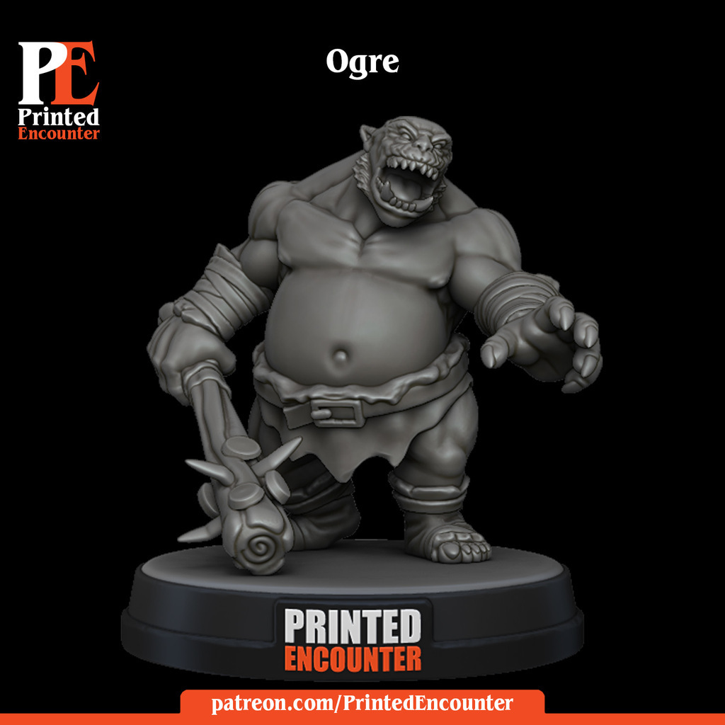 Free Stl File Ogre 👹・3d Printer Design To Download・cults