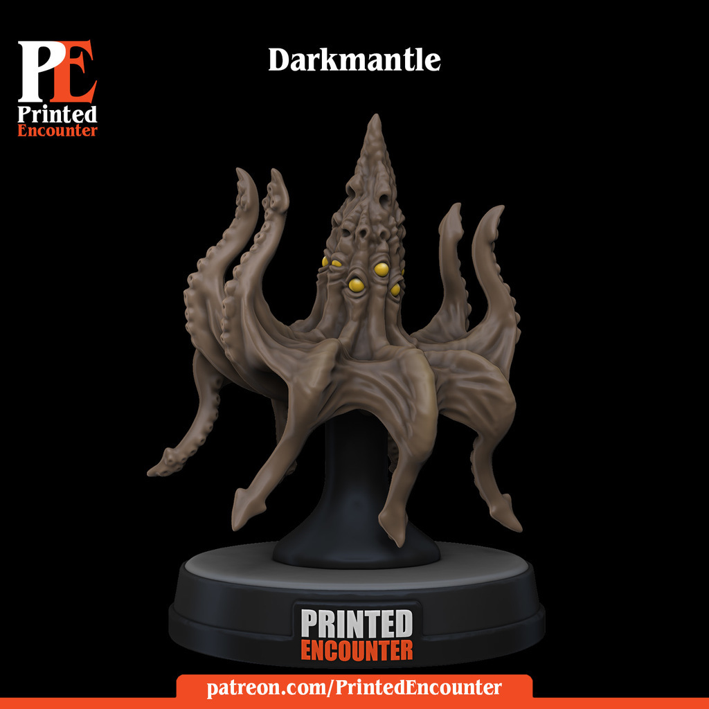 Free 3D file Darkmantle・3D print object to download・Cults