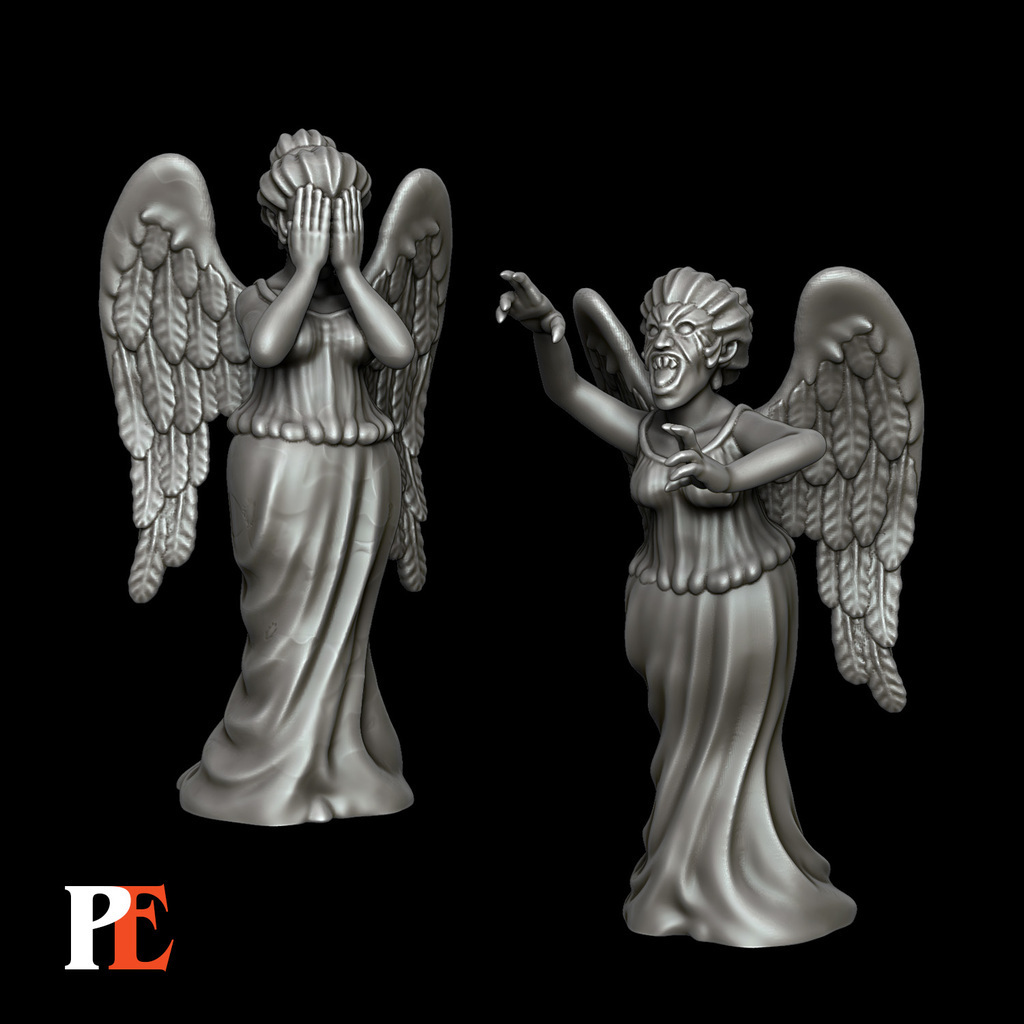 Free 3D file Weeping Angel・3D printing design to download・Cults