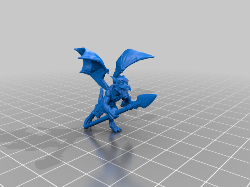 Free 3D file Armored Winged Kobold 🎲・3D print object to download・Cults