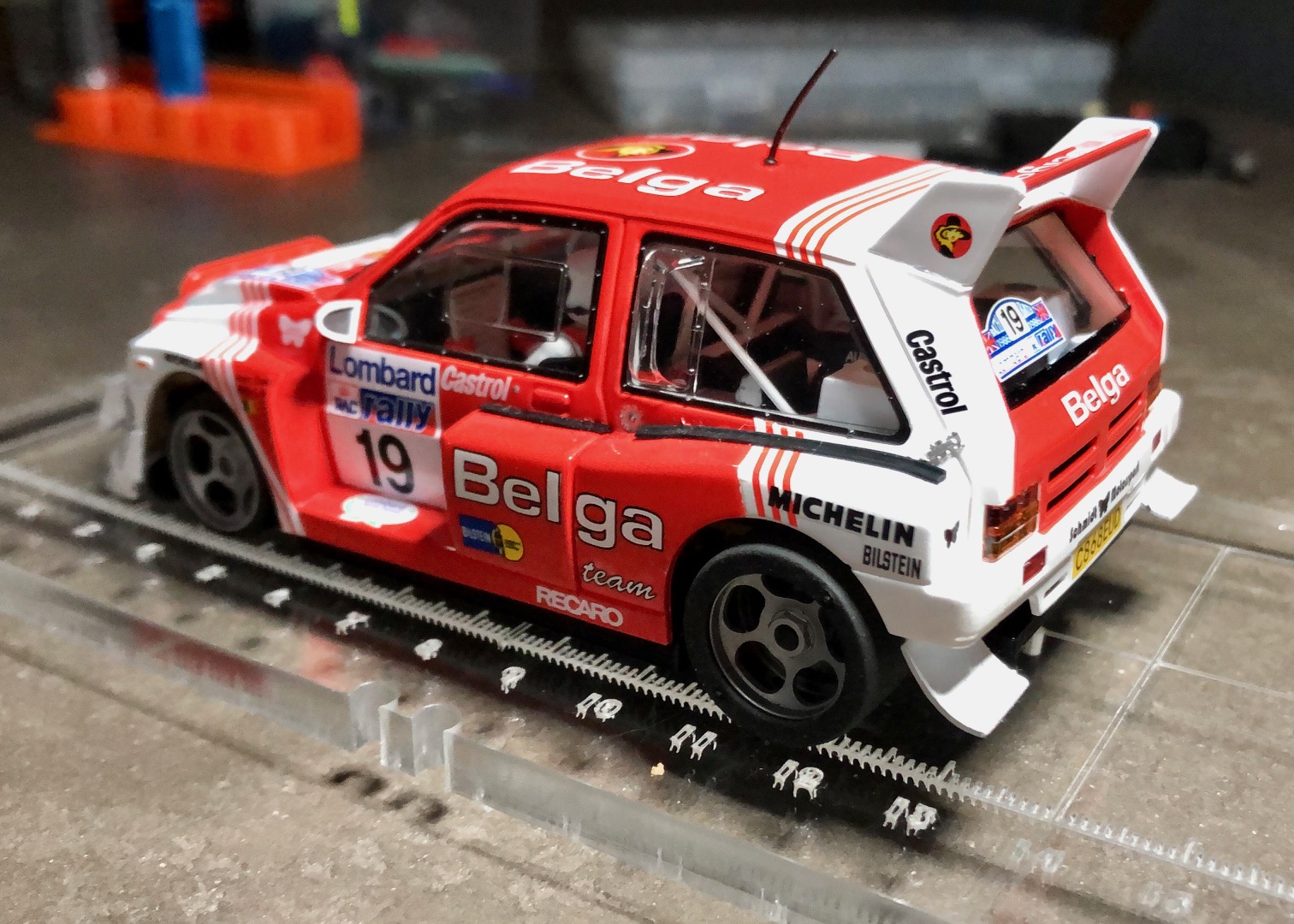 STL file Linear chassis MG Metro 6R4 GrB MSC・3D printing design to ...
