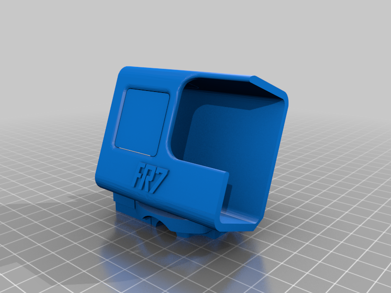 Free 3D file FR7 Gopro hero 8/9/10 adjustable mount・3D printing design ...