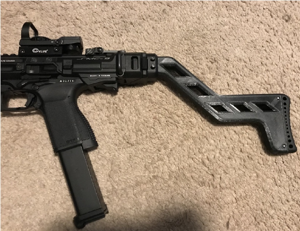 Archivo STL gratis Culata Angular G&G SMC9 (Airsoft)・Diseño imprimible ...