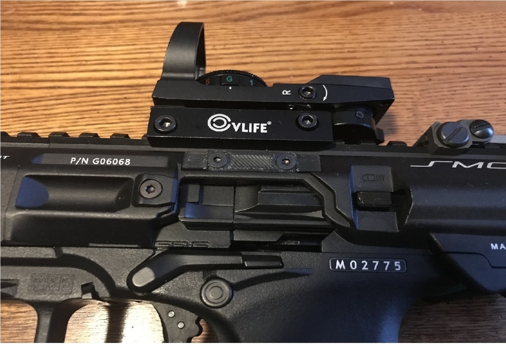 Free STL file G&G SMC9 Port Hinge Plate (Airsoft)・3D print object to ...