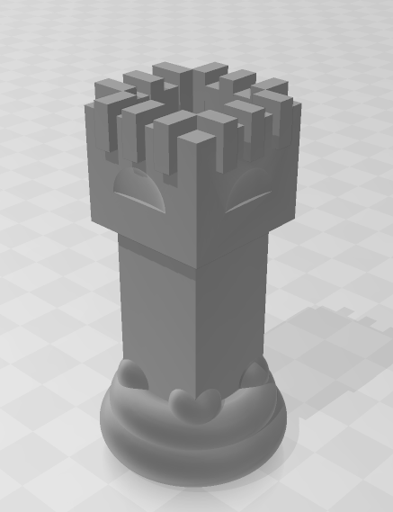STL-Datei Schach-Turm kostenlos・Modell zum 3D-Drucken zum herunterladen ...
