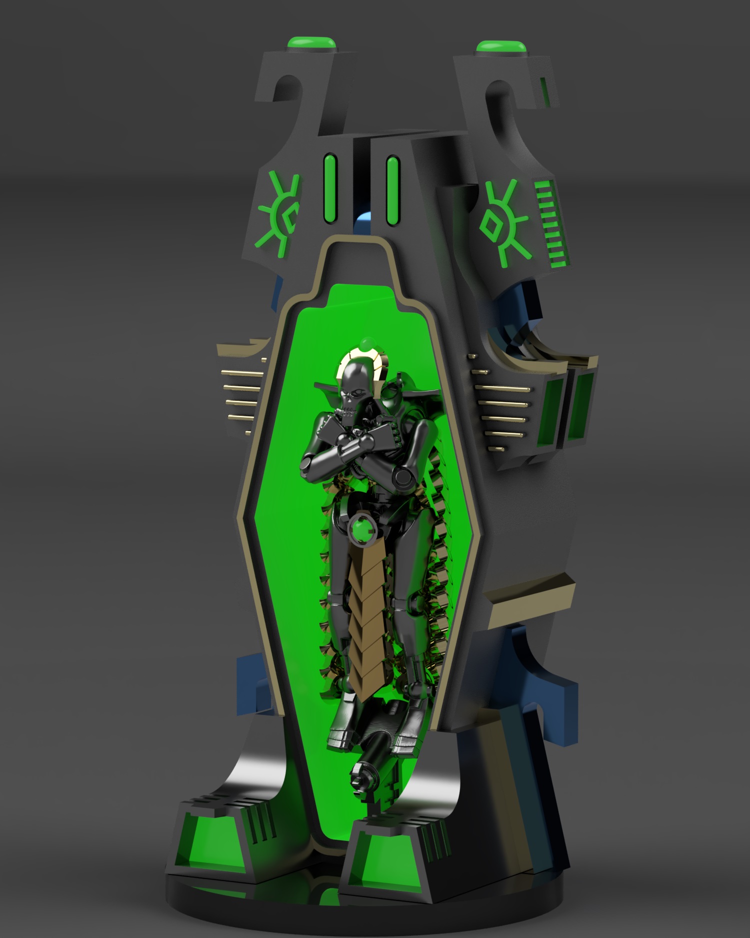 OBJ file Thanakhton Stasis Sarcophagus・3D print object to download・Cults