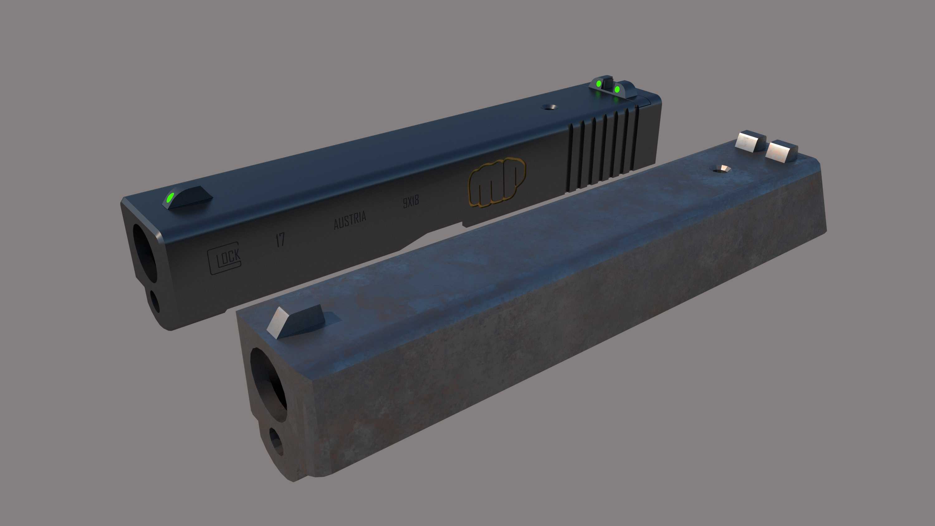 STL file Glock 17 style bolt for Daisy 5501・3D print design to download ...