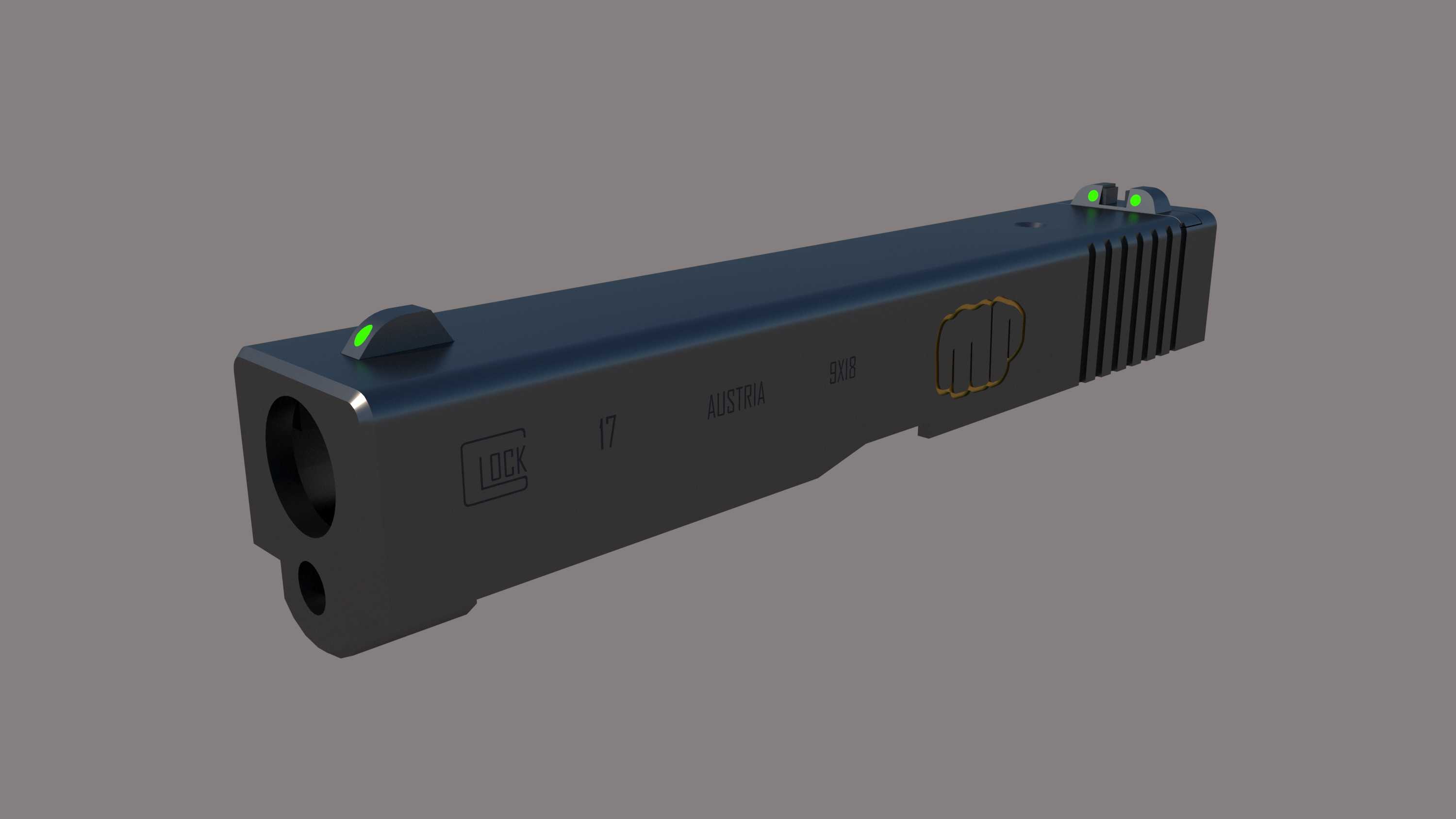 STL file Glock 17 style bolt for Daisy 5501・3D print design to download ...