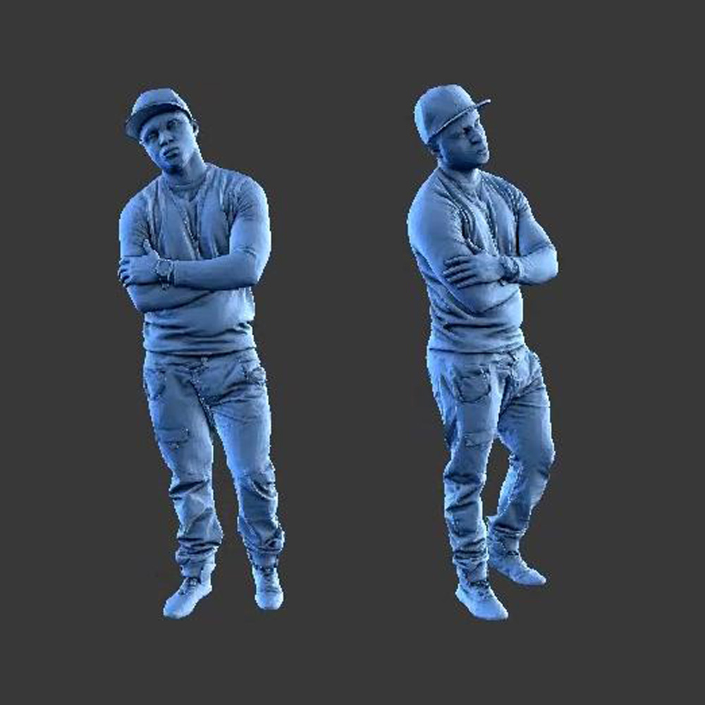 STL file character man figure a35・3D print design to download・Cults