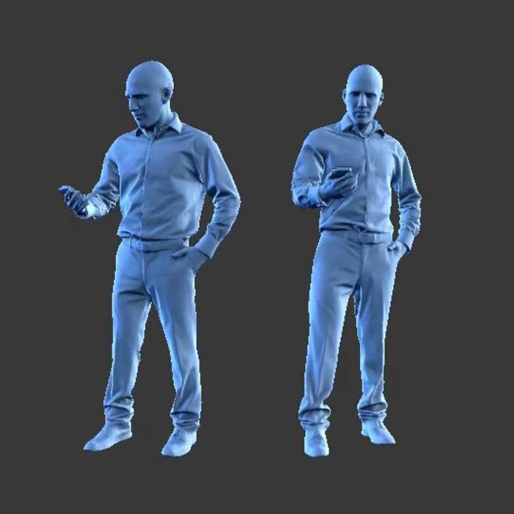 STL file CHARACTER FIGURE OFFICE OF04・3D print design to download・Cults