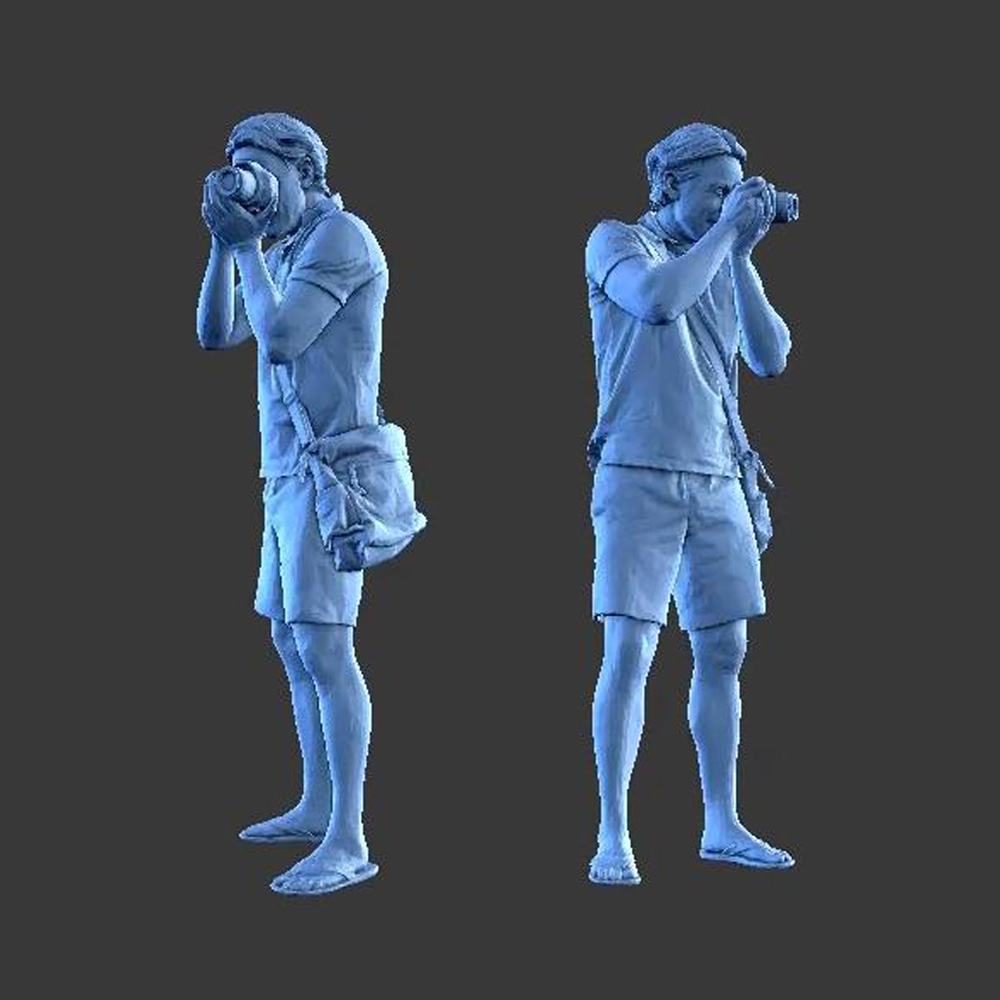 STL file CHARACTER FIGURE PHOTO C03・3D printable design to download・Cults