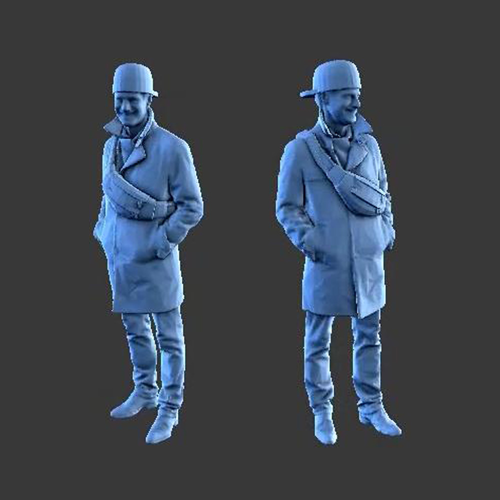STL file CHARACTER MAN FIGURE A72・3D printing idea to download・Cults