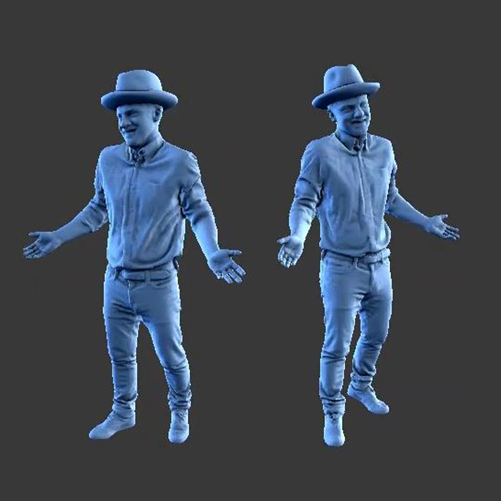 STL file CHARACTER MAN FIGURE A90・3D printing idea to download・Cults