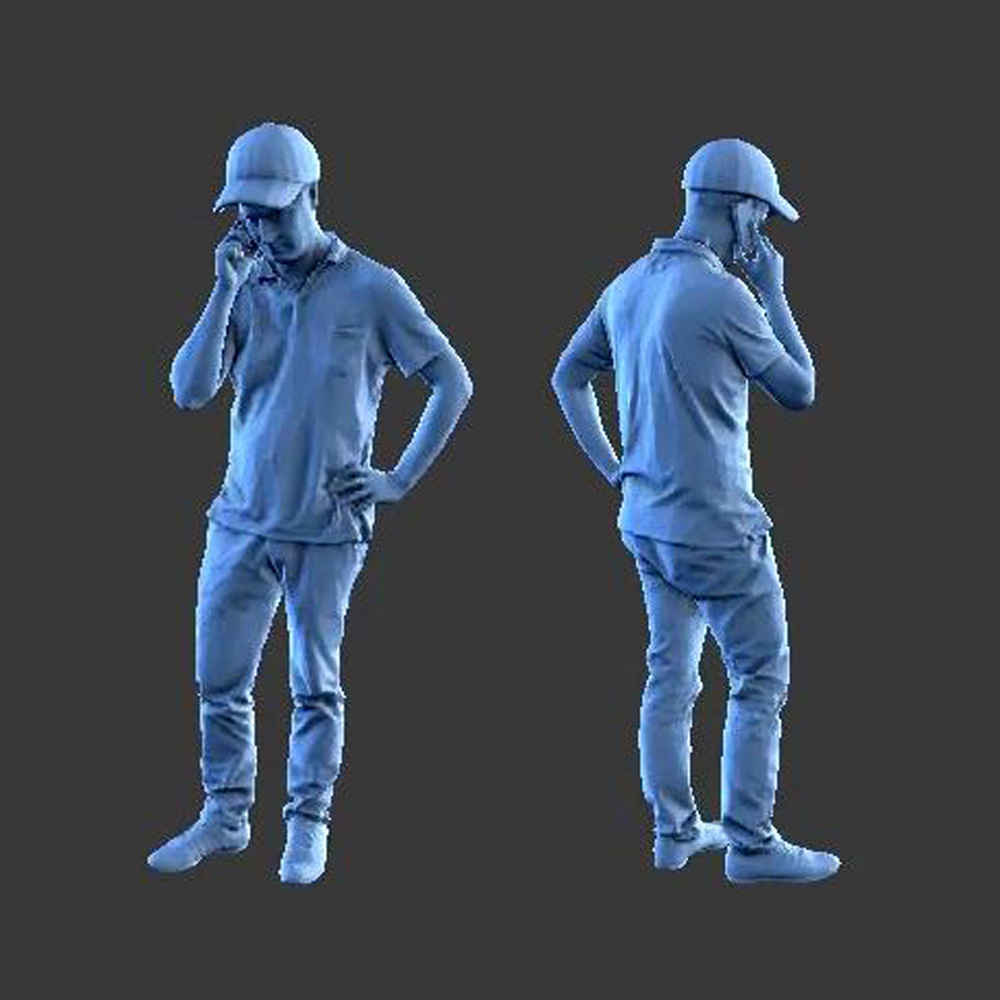 STL file CHARACTER MAN FIGURE A49・3D printing model to download・Cults