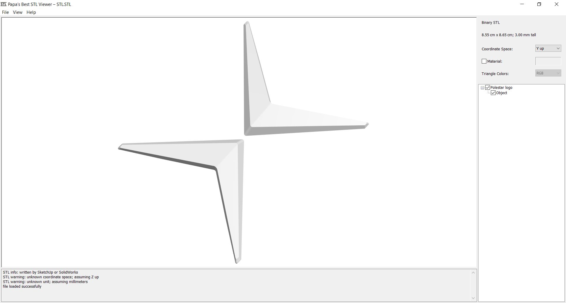 STL file Logo - polestar・3D printing template to download・Cults